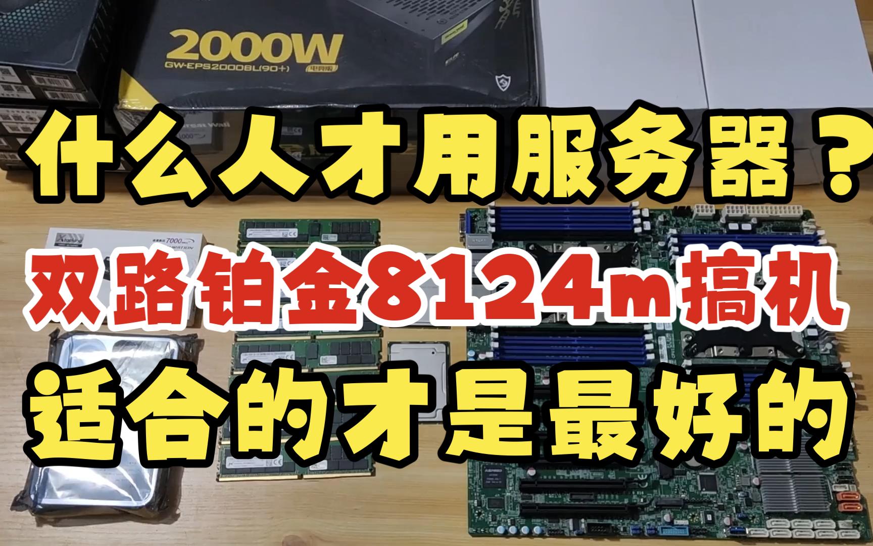 什么人才用服务器？爱瞎搞的！双路铂金8124m搞机！-hadon123-默认收藏夹-哔哩哔哩视频