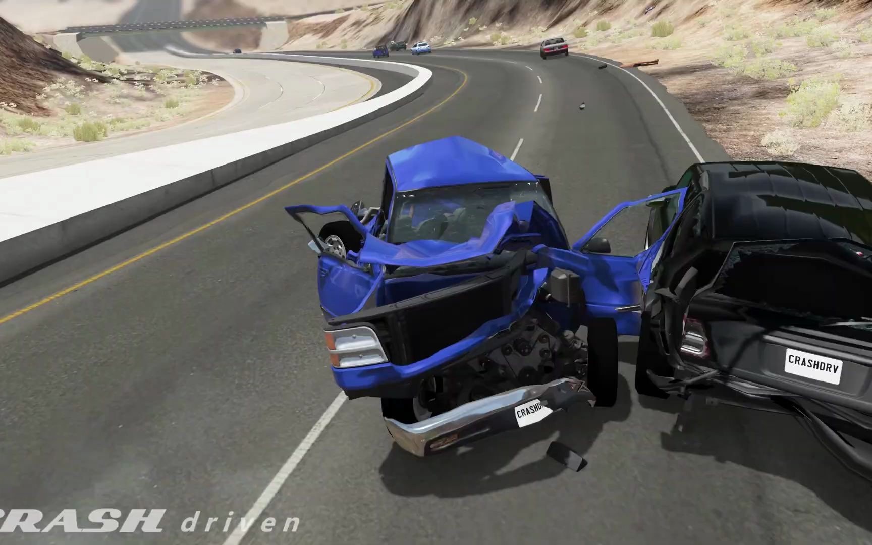 极端的车祸#220 - BeamNG Drive - CRASH driven_哔哩哔哩_bilibili