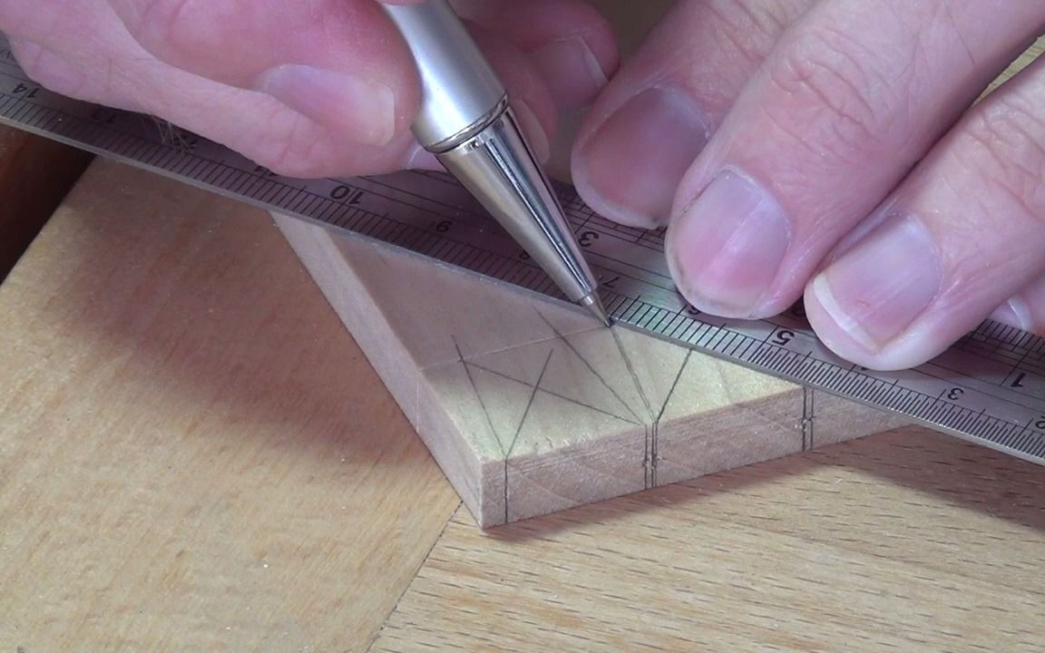 燕尾接头 - 传统手工切割细木工Swallowtail Joints - Traditional Hand-cut Joinery_哔哩哔哩 ...