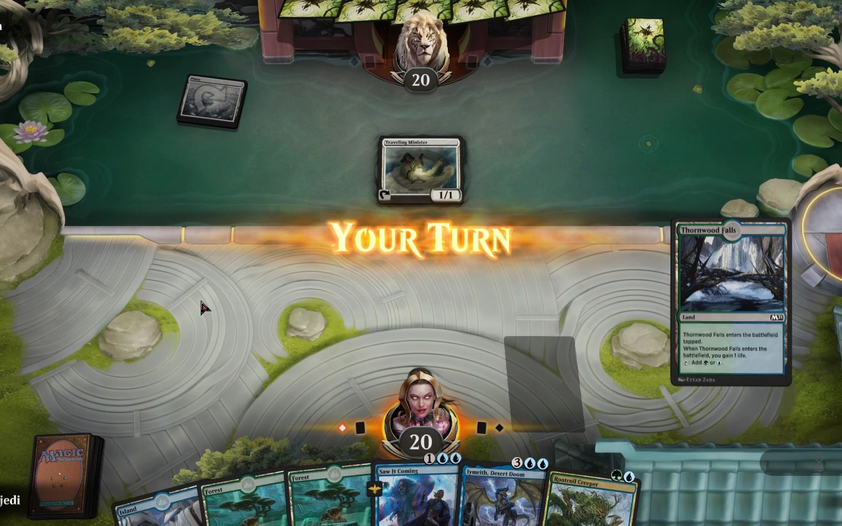 Magic The Gathering Arena Simic Ramp Vs Selesnya Gain Life_攻略
