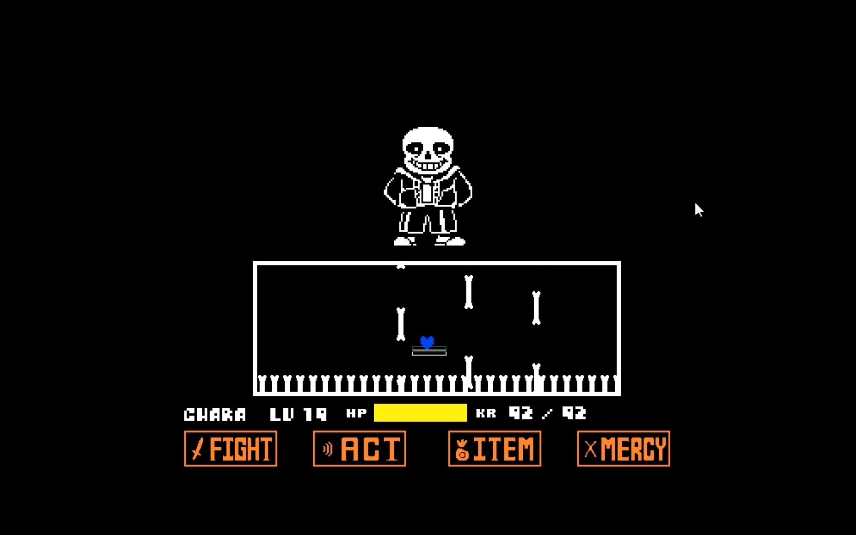UNDERTALE:当你很久没有拿捏sans突然想在模拟器试试_UNDERTALE传说之下_演示