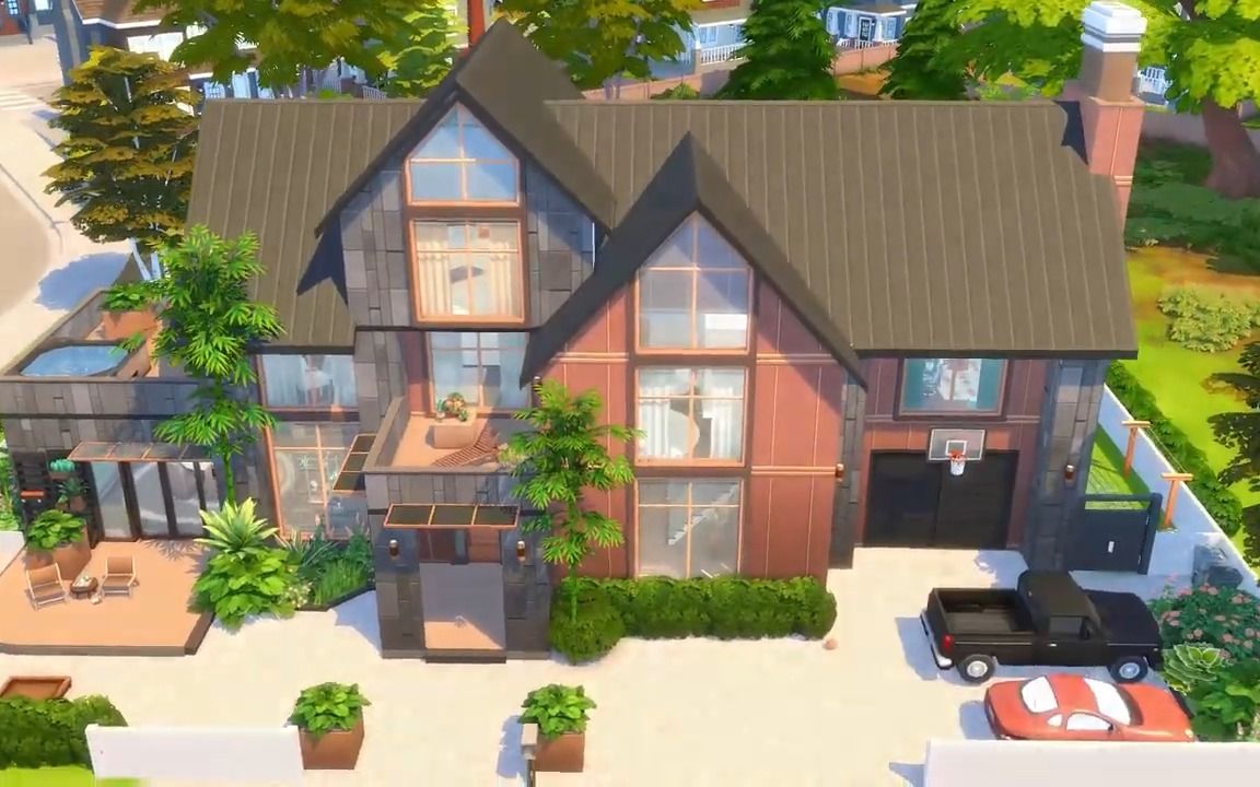 THE SIMS 4速建||搬运Growing Together 4 Bedroom Family Home 【No CC 】-漫漫长路 ...