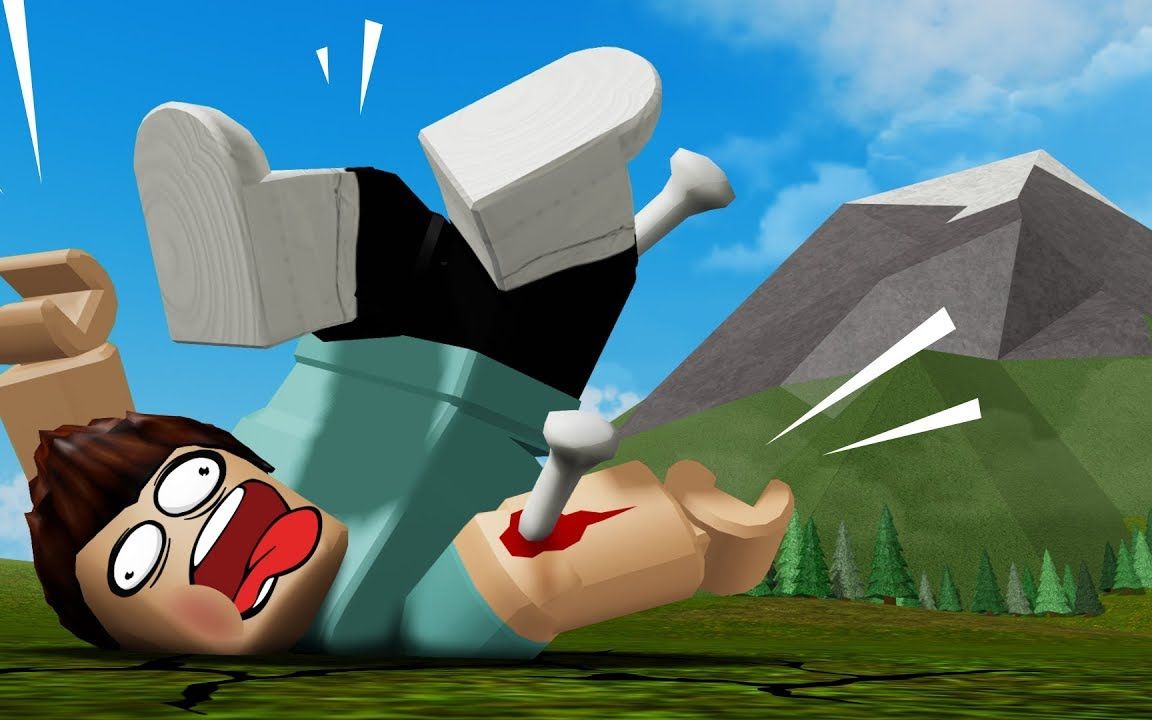 Roblox骨折模拟器：史上最高纪录！一百万的伤害你见过吗？_哔哩哔哩bilibili