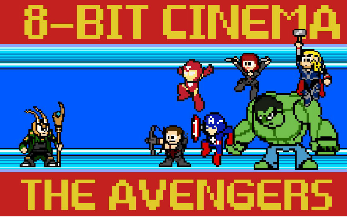 【8-Bit电影】3分钟玩一遍《复仇者联盟》剧情 @柚子木字幕组_哔哩哔哩_bilibili