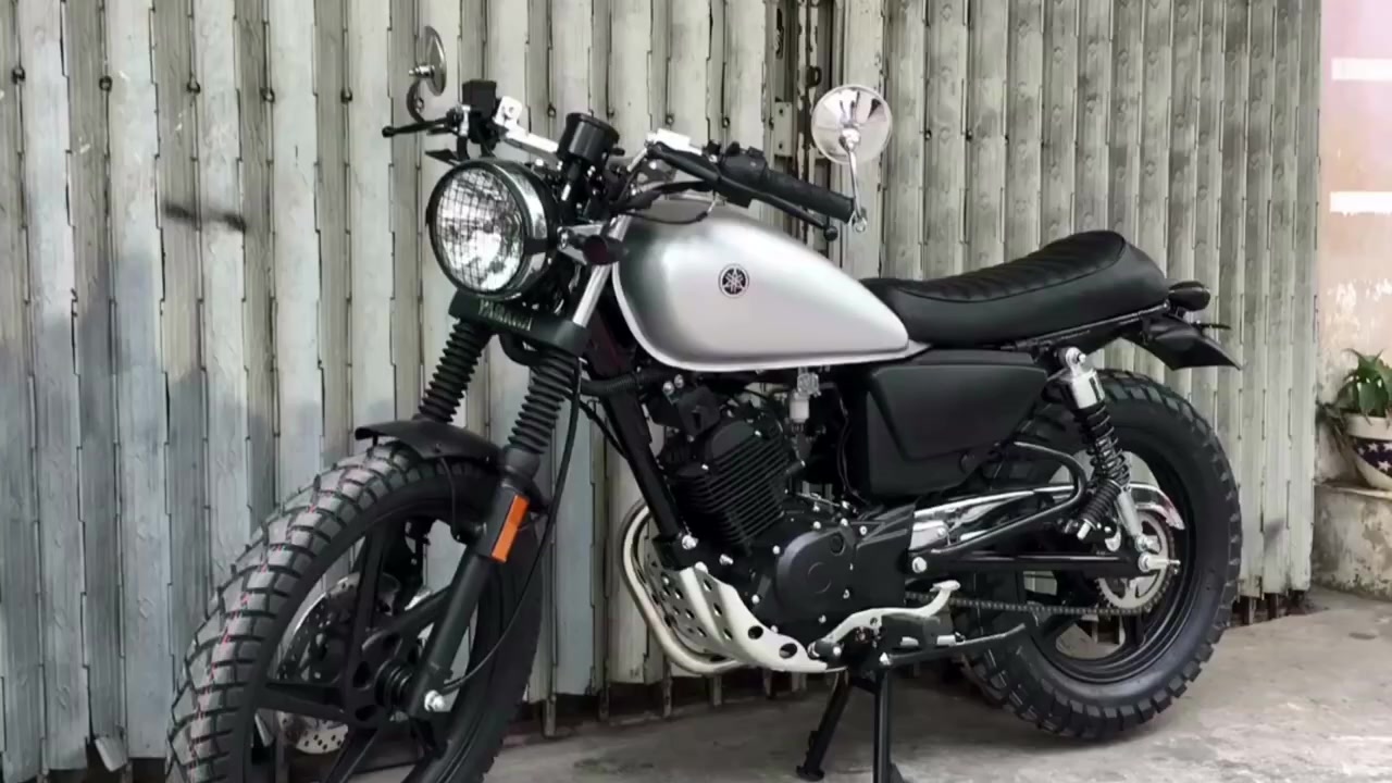 【STRE摩托小站】YAMAHA Yb125sp改装静态欣赏 雅马哈天俊复古摩托车改装【搬】_哔哩哔哩_bilibili