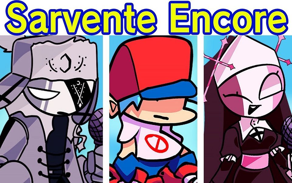 FridayNightFunkin超优质mod修女【中字/FNF】mod Showcase Sarvente's Mid-Fight M