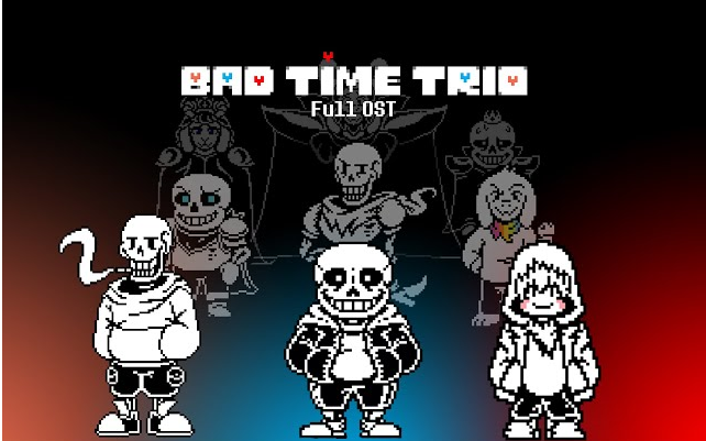 Undertale - Bad Time Trio Full OST (Sp. 5500 subs)_哔哩哔哩_bilibili