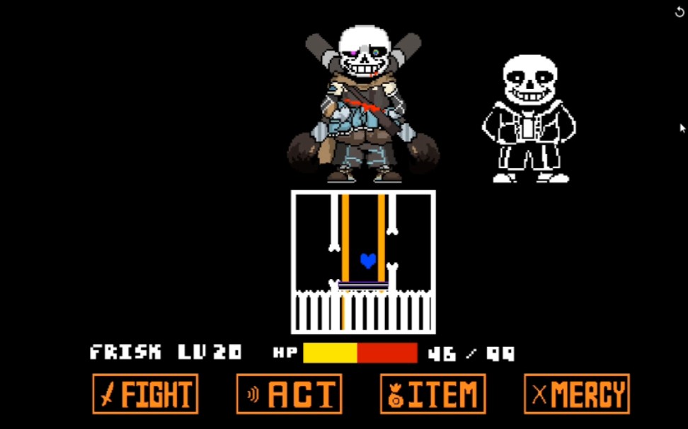 ink sans fight 第3阶段通过(Noob Mode)