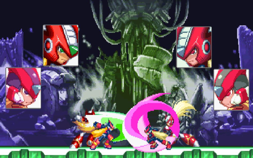 【MUGEN】洛克人BOSS对决战8：ZERO VS OMEGA ZERO_哔哩哔哩_bilibili