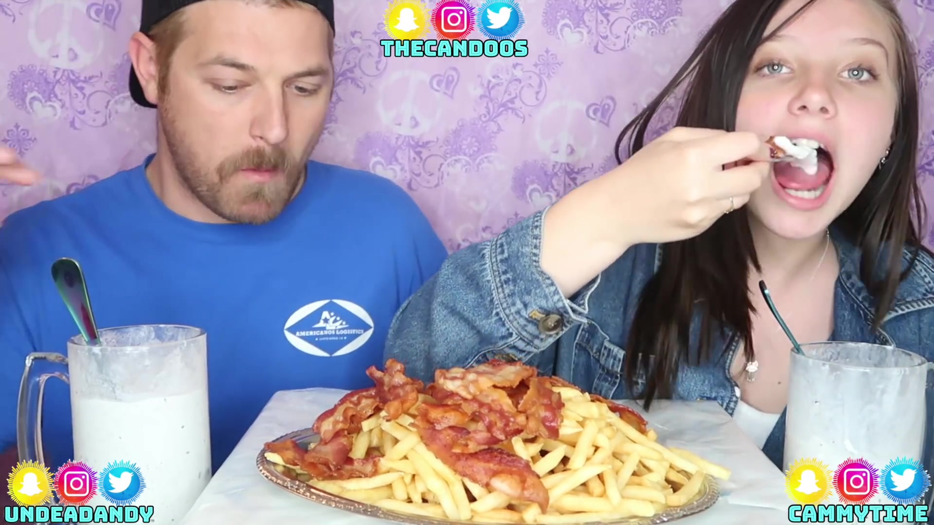 CANDOOS吃播 爸妈复合后,爸爸和大姐首次吃播薯条和冰淇淋_哔哩哔哩 (゜-゜)つロ 干杯~-bilibili