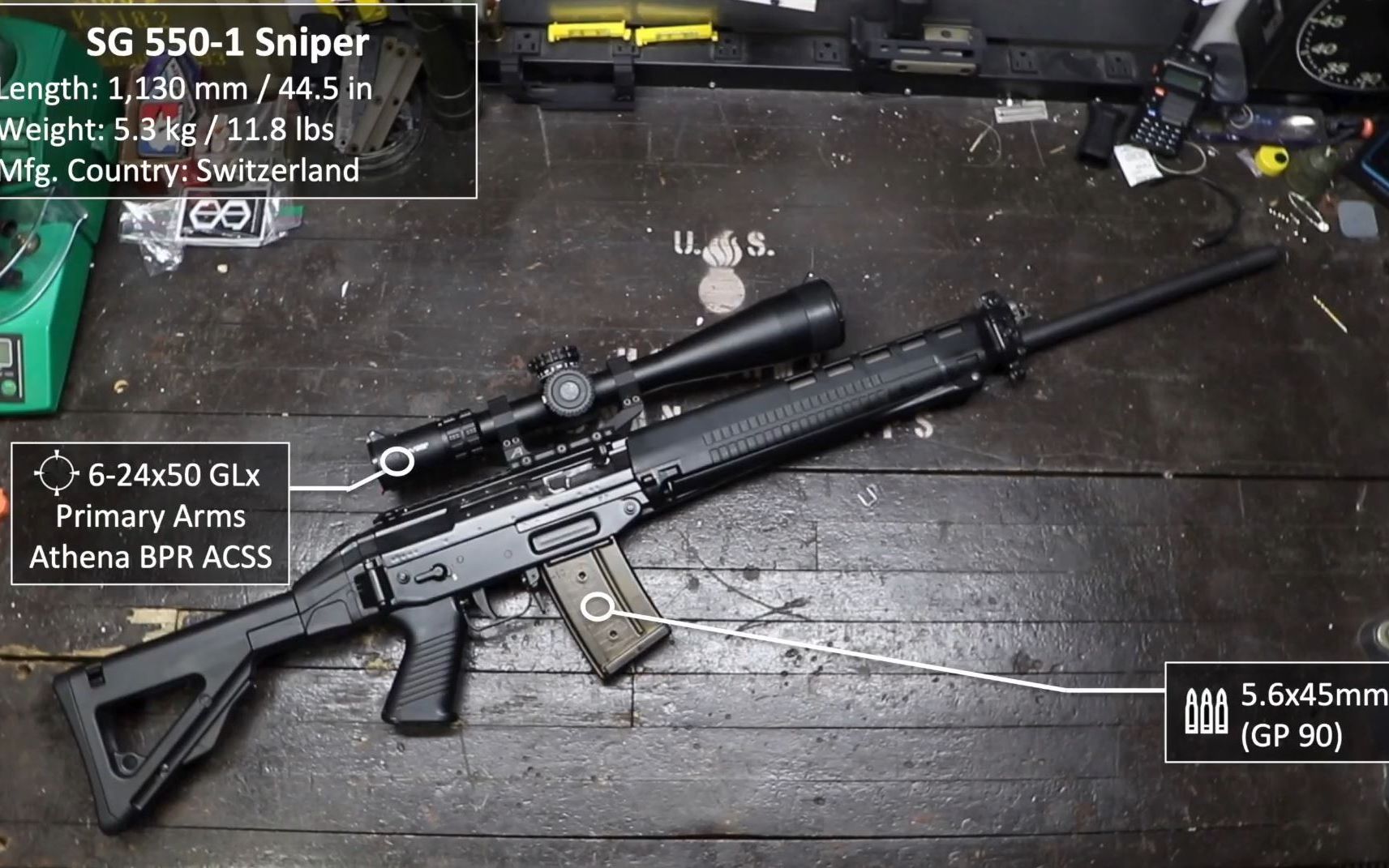 SG550-1警用狙击步枪实用性精度测试_哔哩哔哩_bilibili