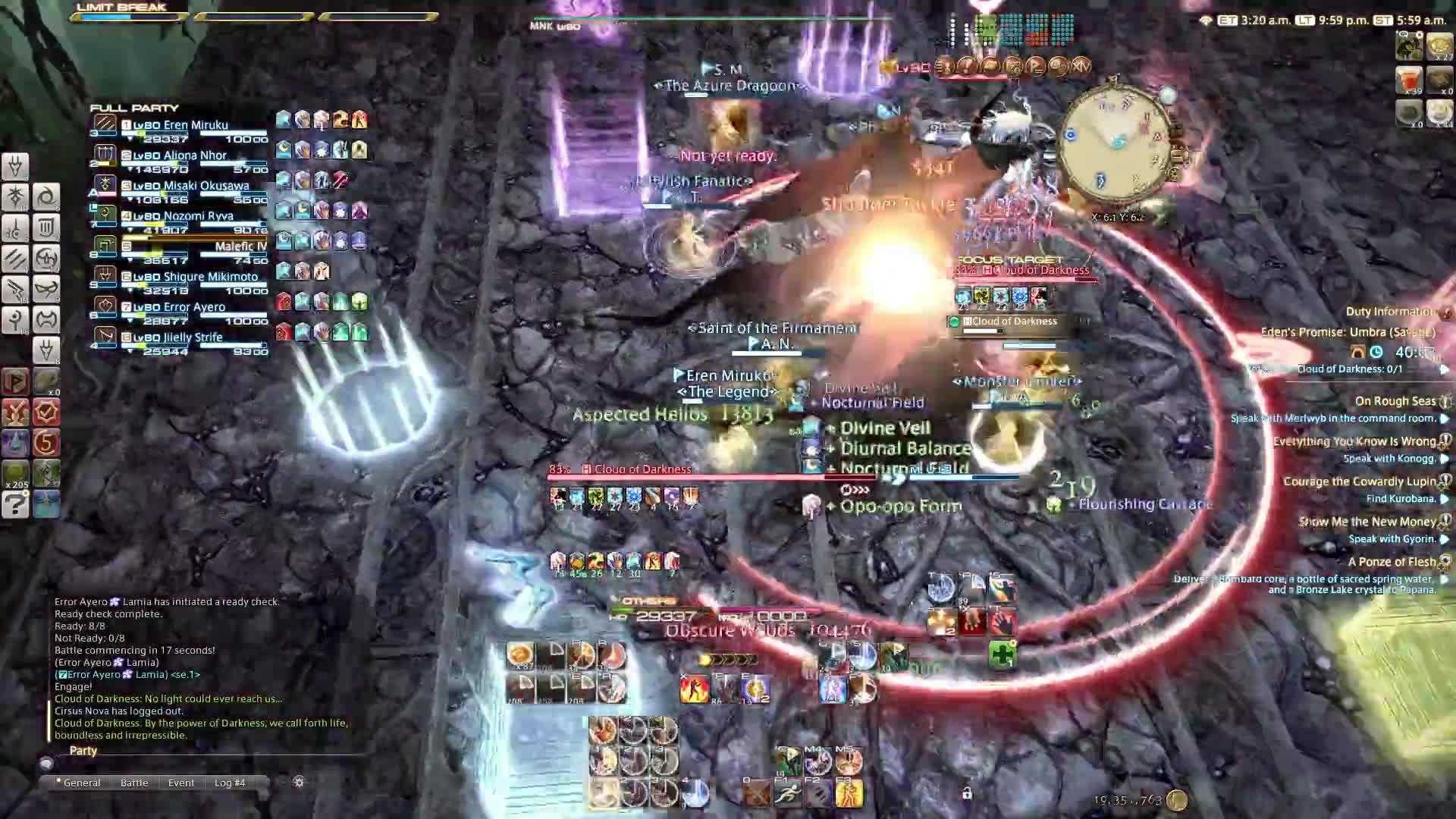【FF14】e9s初见武僧视角_哔哩哔哩_bilibili