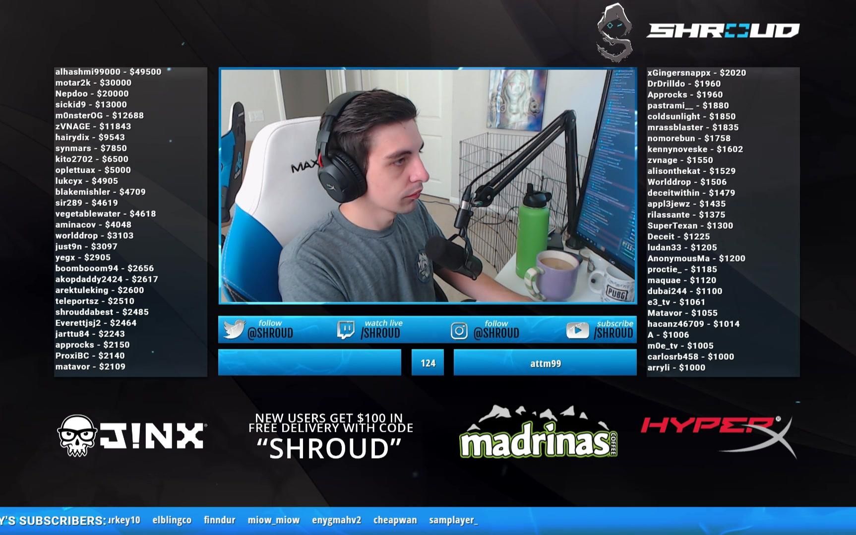 shroud 2018.10.1直播录像_哔哩哔哩_bilibili