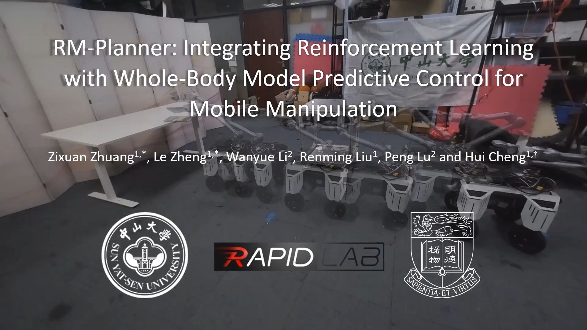 RM-Planner：移动操作场景下的强化学习与全身MPC协同控制 (ICRA 2025) - 视频下载 Video Downloader