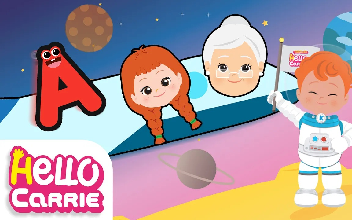 【自然拼读-洗脑版】Hello Carrie 阶段三 五个元音的长音_哔哩哔哩_bilibili