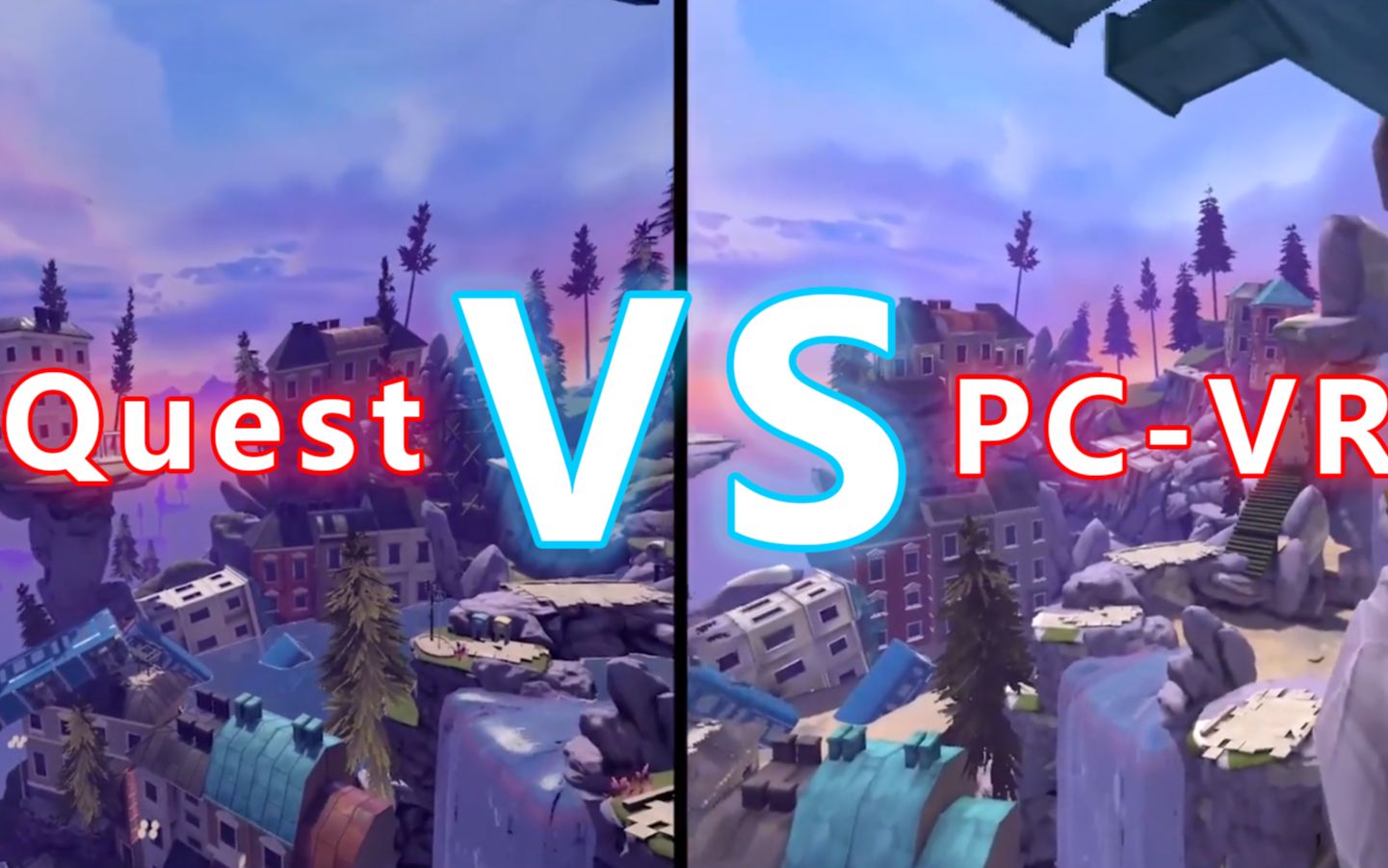 Oculus Quest VS PC 游戏画面对比_哔哩哔哩 (゜-゜)つロ 干杯~-bilibili