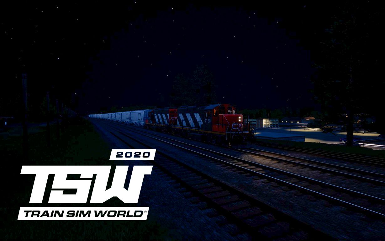 TSW 2020|加拿大国家铁路奥克维尔分支#06 凌晨驾驶GP9RM运输有盖漏斗车前往奥尔德肖特站场|时刻表任务_哔哩哔哩_bilibili