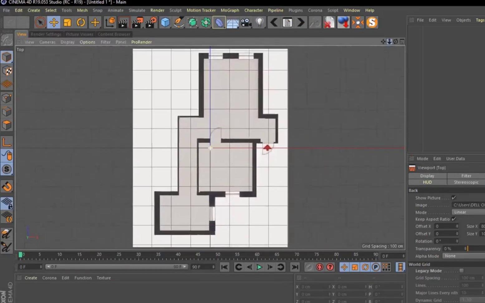C4D 2D转3D建筑动画_哔哩哔哩_bilibili