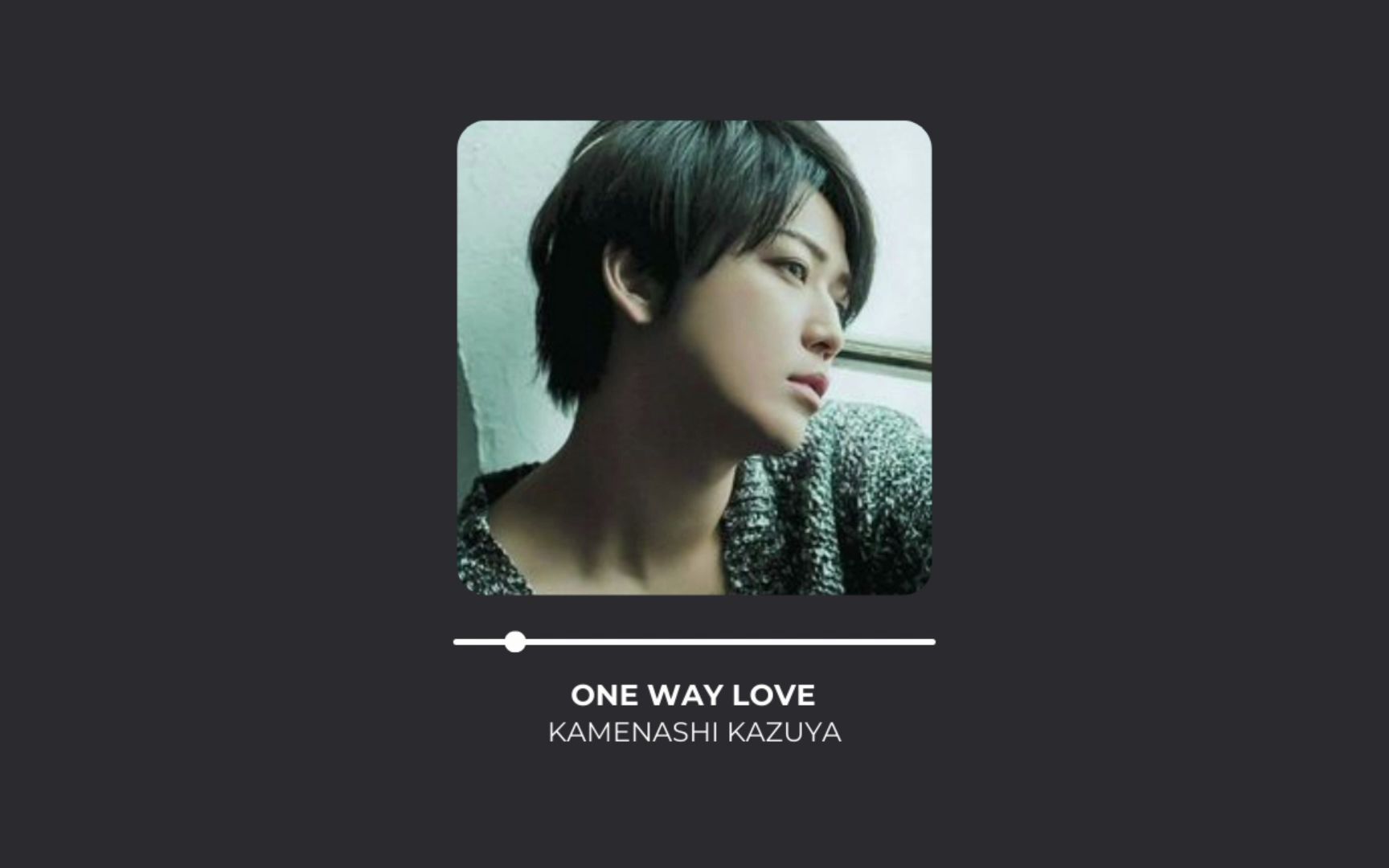 【One Way Love】亀梨和也_哔哩哔哩_bilibili