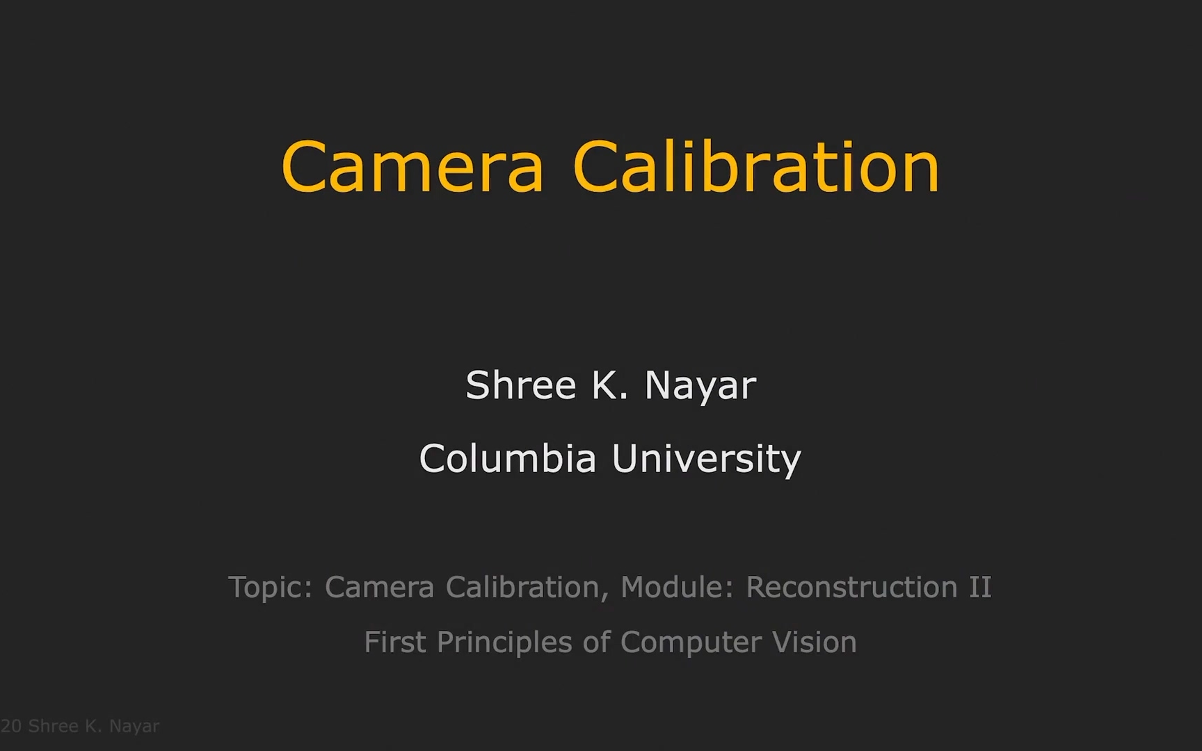 【计算机视觉】相机标定/双目测距/Camera Calibration_哔哩哔哩_bilibili