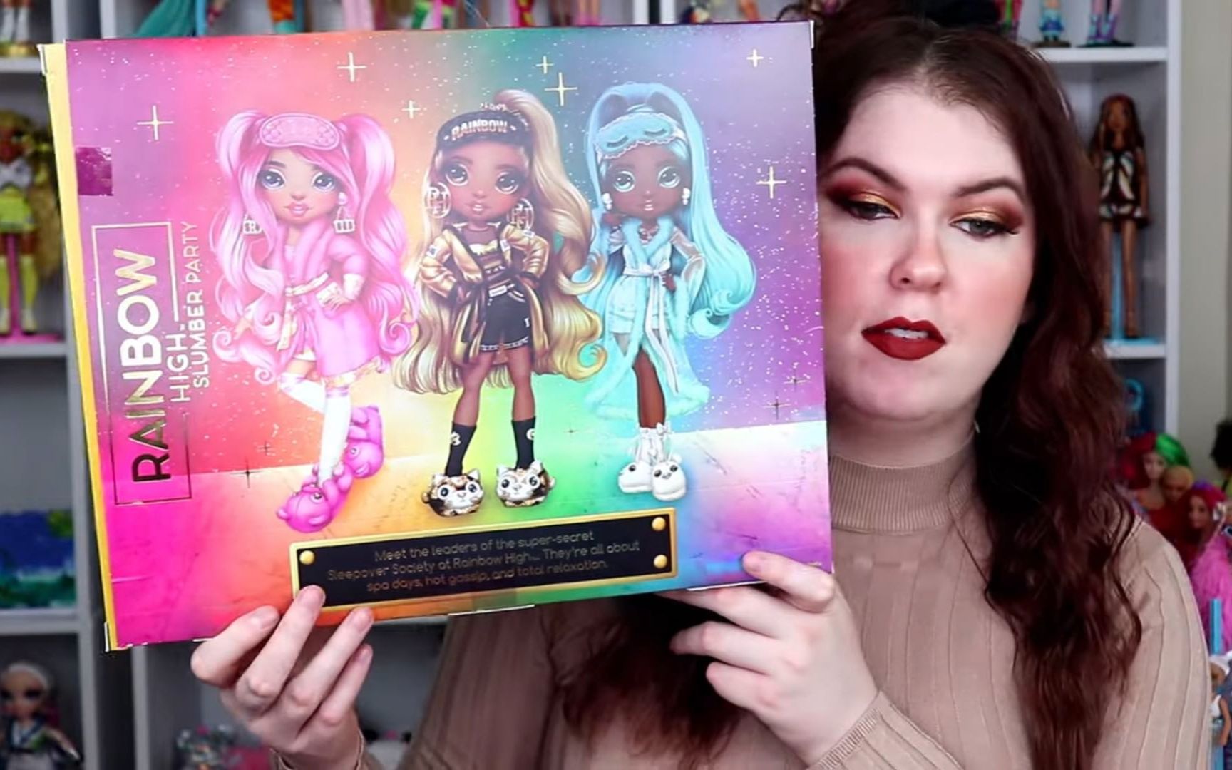 【转载】新款彩虹时尚娃娃睡衣派对全系列开箱展示（内含三段视频）Rainbow High Slumber Party Doll Full Set ...
