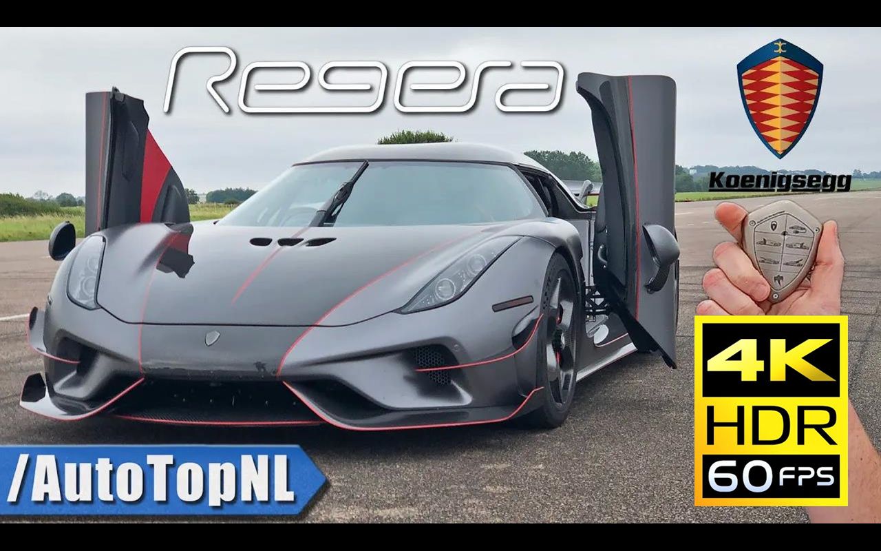 【4K60帧】第一视角：柯尼赛格 REGERA 统治 试车跑道实测 by AutoTopNL_哔哩哔哩_bilibili