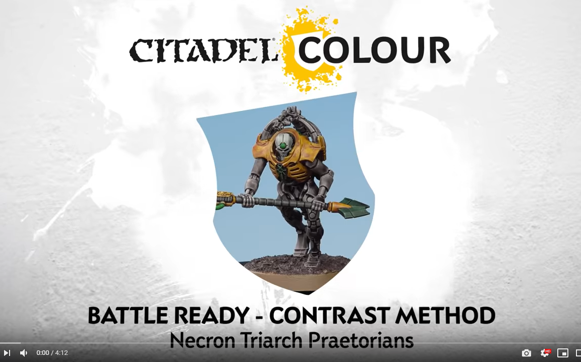 How to Paint Battle Ready Necron Triarch Praetorians – Contrast Method ...