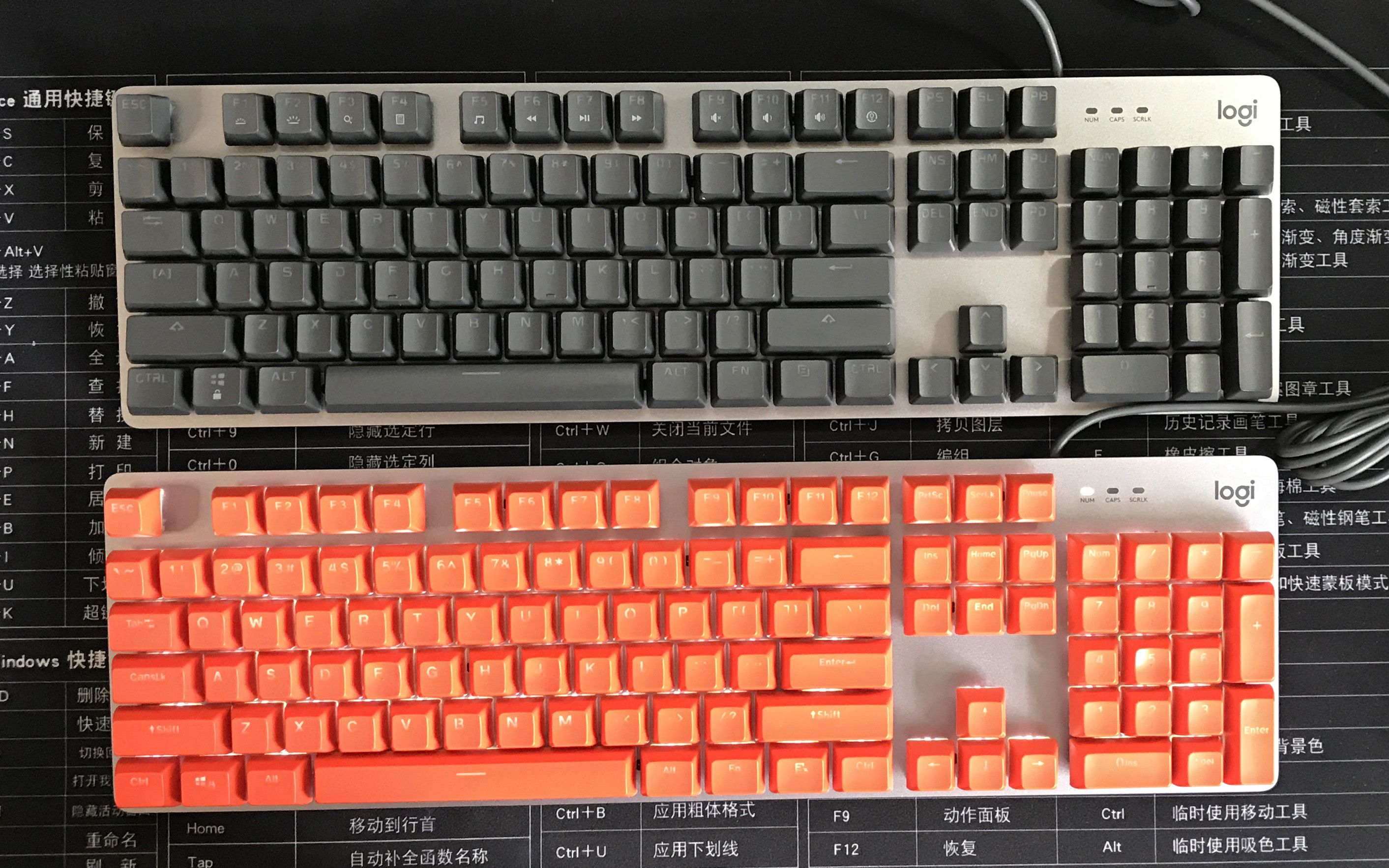 罗技新品 K845机械键盘cherry版 拆解与简评_哔哩哔哩_bilibili