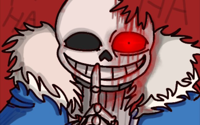 horror（重绘）sans_哔哩哔哩_bilibili