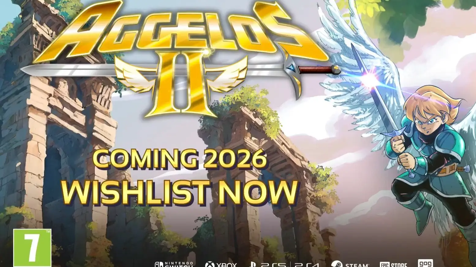 Aggelos 2-复古像素风横板类银河城冒险 预计2026年推出_哔哩哔哩bilibili