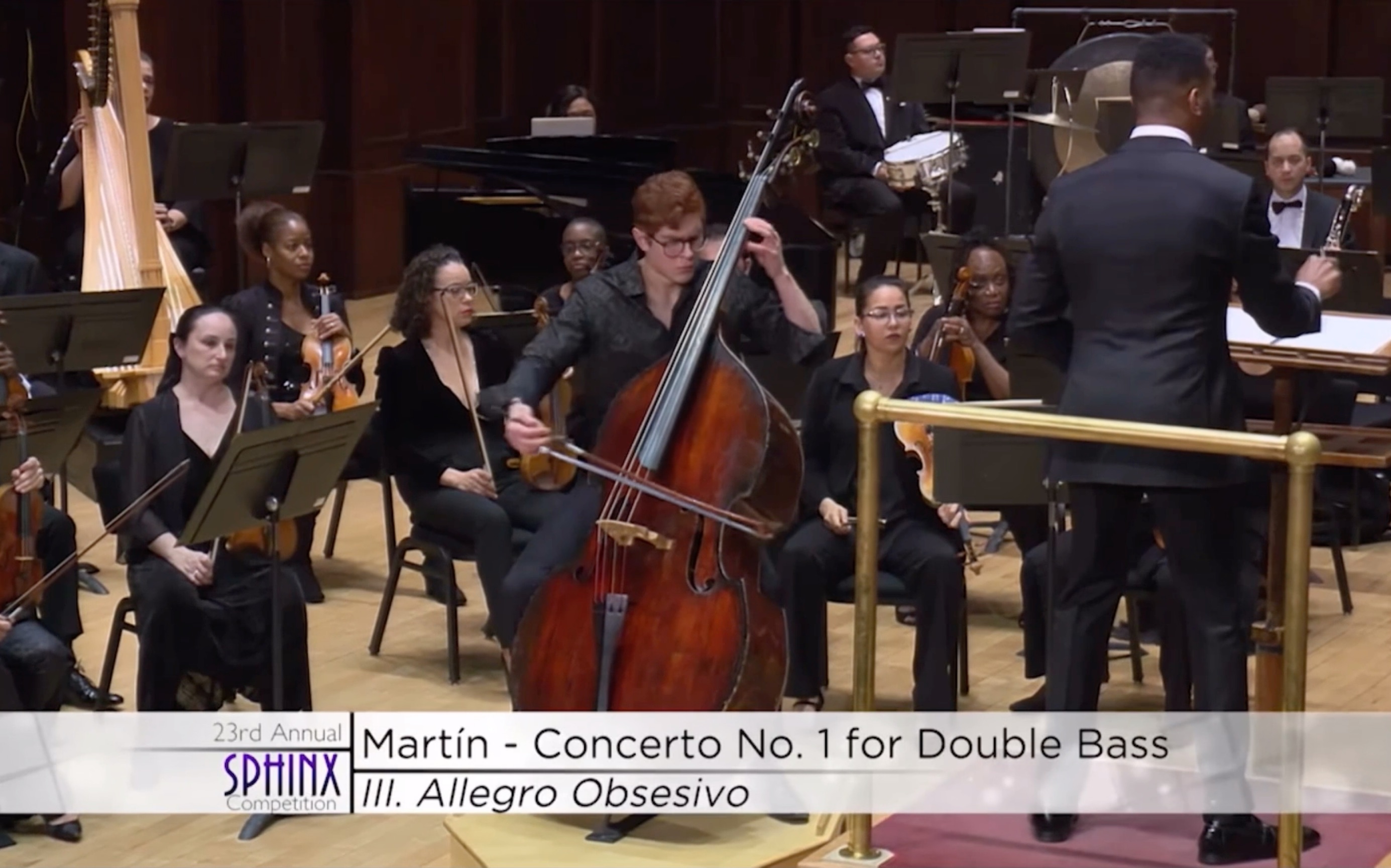 Andres Martín Concerto No. 1 for Double Bass Ill. Allegro Obsesivo ...