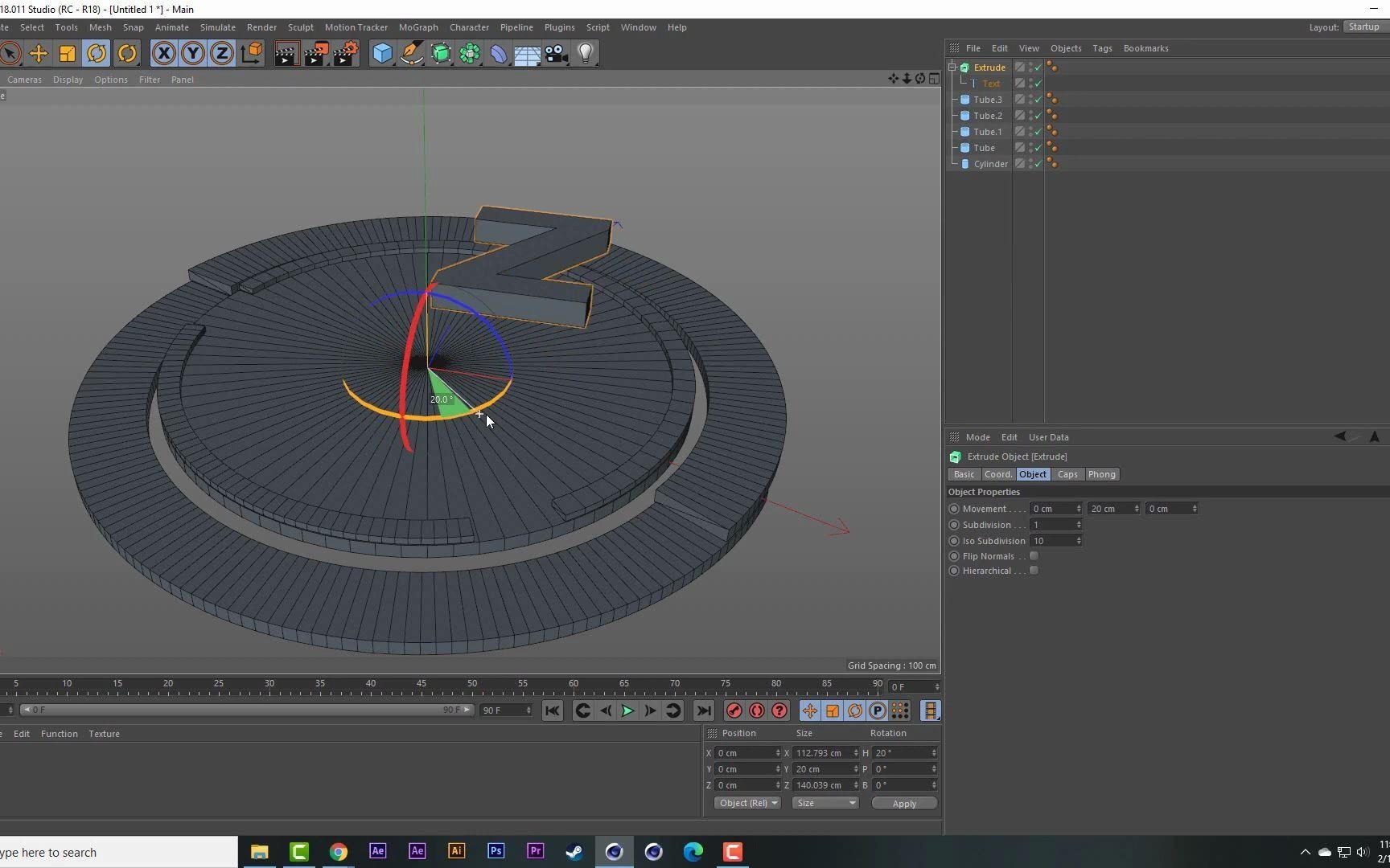 Cinema 4D 教程 - 创建徽标和 HUD 元素 Cinema 4D | C4D标志设计 - 视频下载 Video Downloader