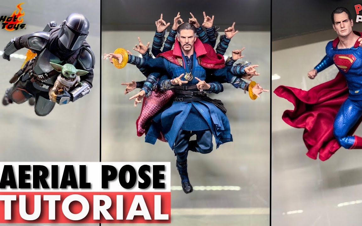 Hot Toys 无支架展示空中Pose教学丨Aerial Pose Tutorial · Posing with Peter_哔哩哔哩 ...
