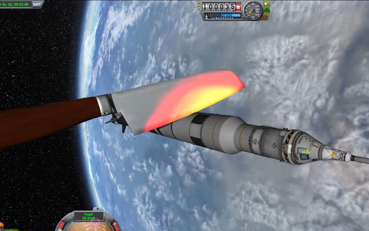 坎巴拉太空计划：1000度刀VS空间站和小行星等,脑洞的艺术！（Mark Thrimm）_哔哩哔哩_bilibili