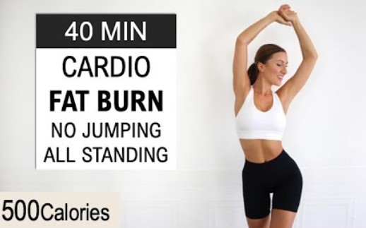 【Eleni Fit】30分钟400卡无跳跃站立有氧燃脂HIIT-kazuya704-workout-哔哩哔哩视频