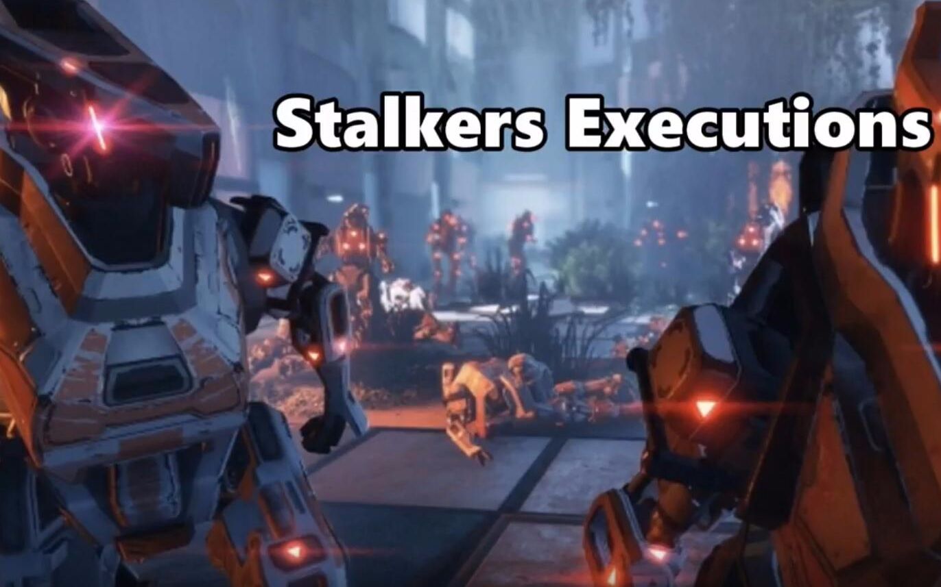 泰坦陨落2里一些AI的处决动画-Titanfall 2 Stalkers & Spectres Executions (rarely seen ...