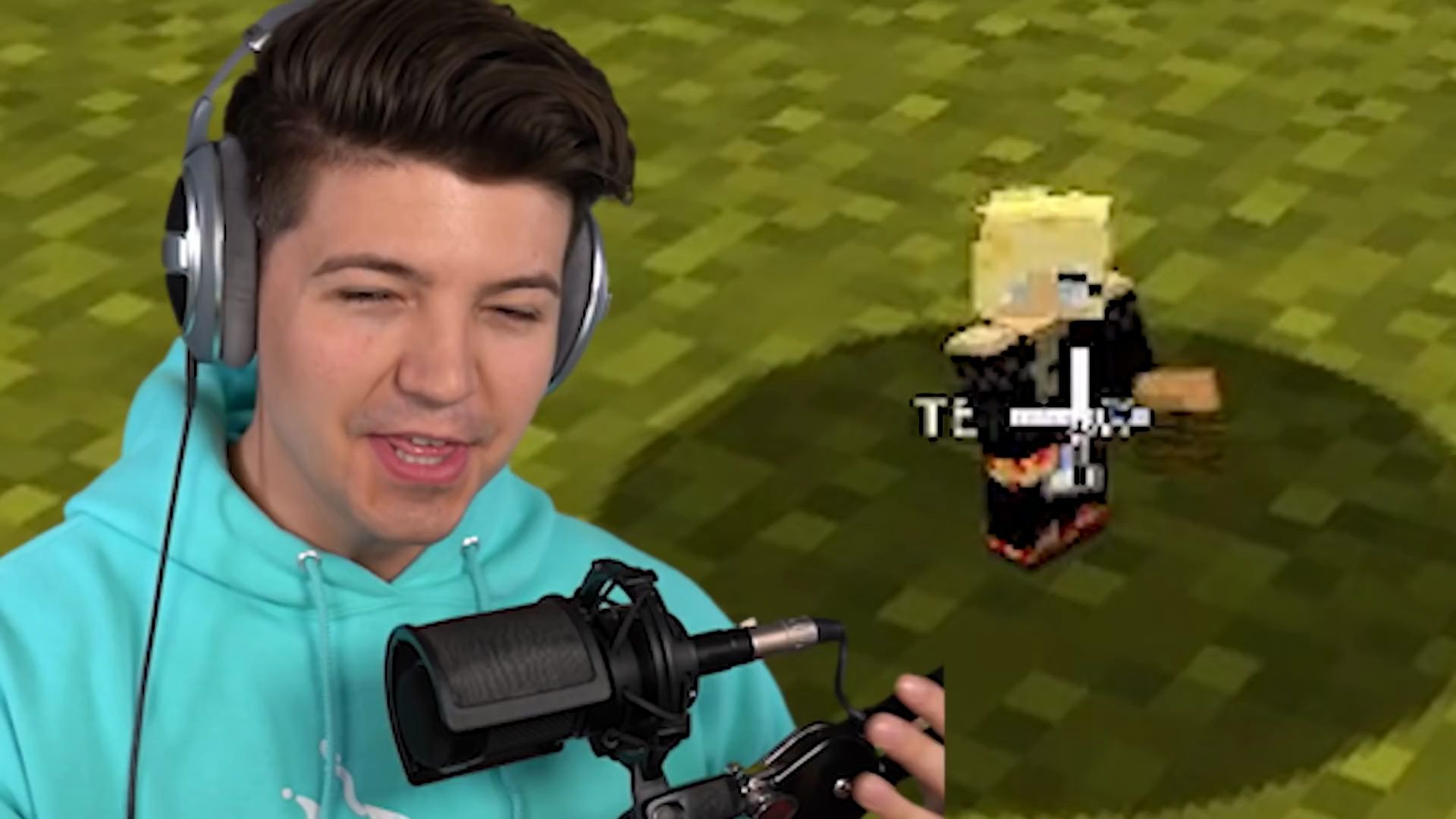 【Preston vs Brianna】小小Minecraft房屋大战！_哔哩哔哩_bilibili