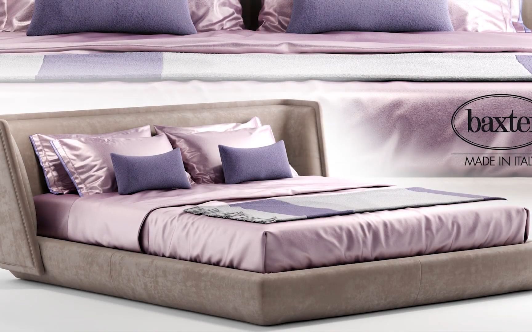 №162. Modeling Bed ' Baxter metropolis plain ' Autodesk 3ds Max ...