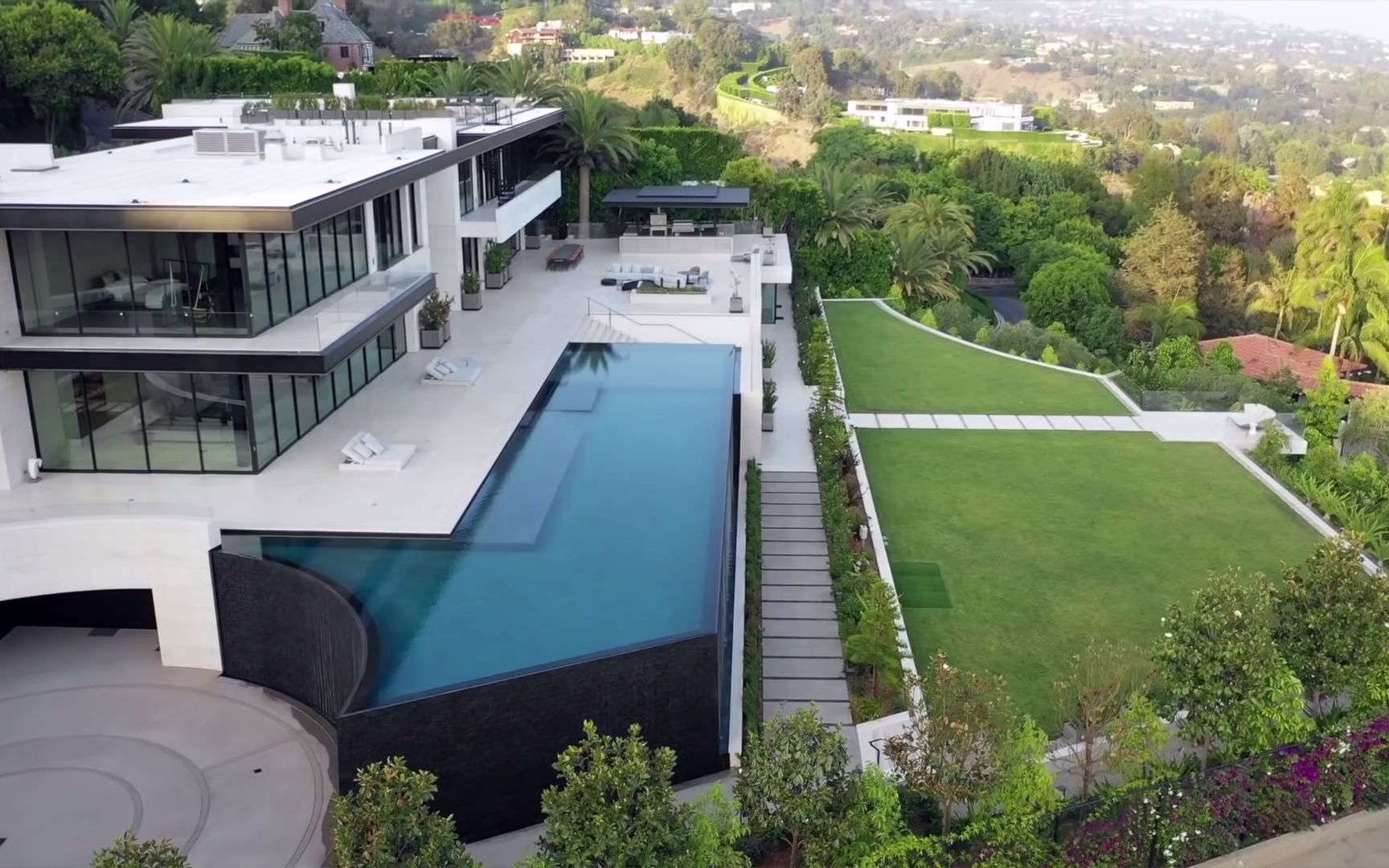 9900万美元的洛杉矶贝莱尔豪宅_哔哩哔哩_bilibili
