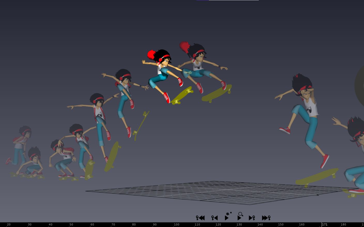 maya_pose动作参考