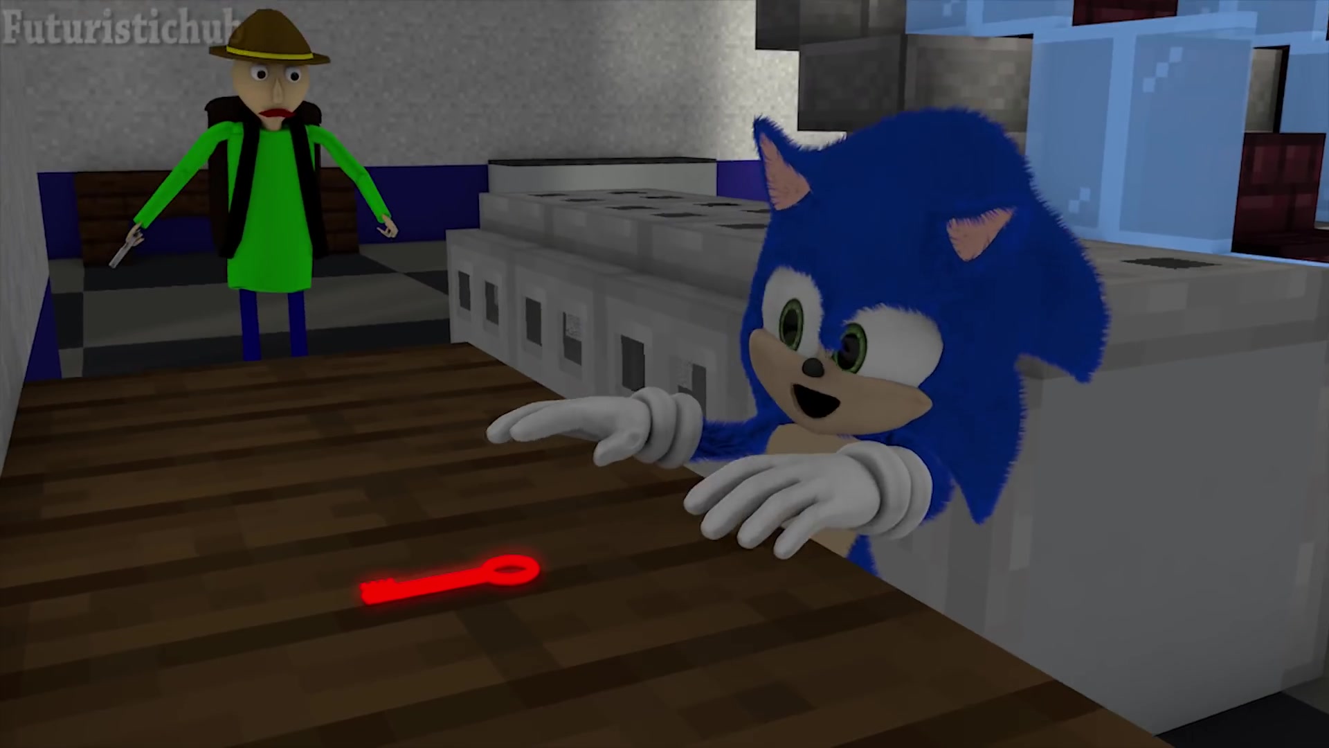 Piggy Chapter 10 VS Baldi&Sonic!Roblox Speedrunner Challenge!_哔哩哔哩_bilibili