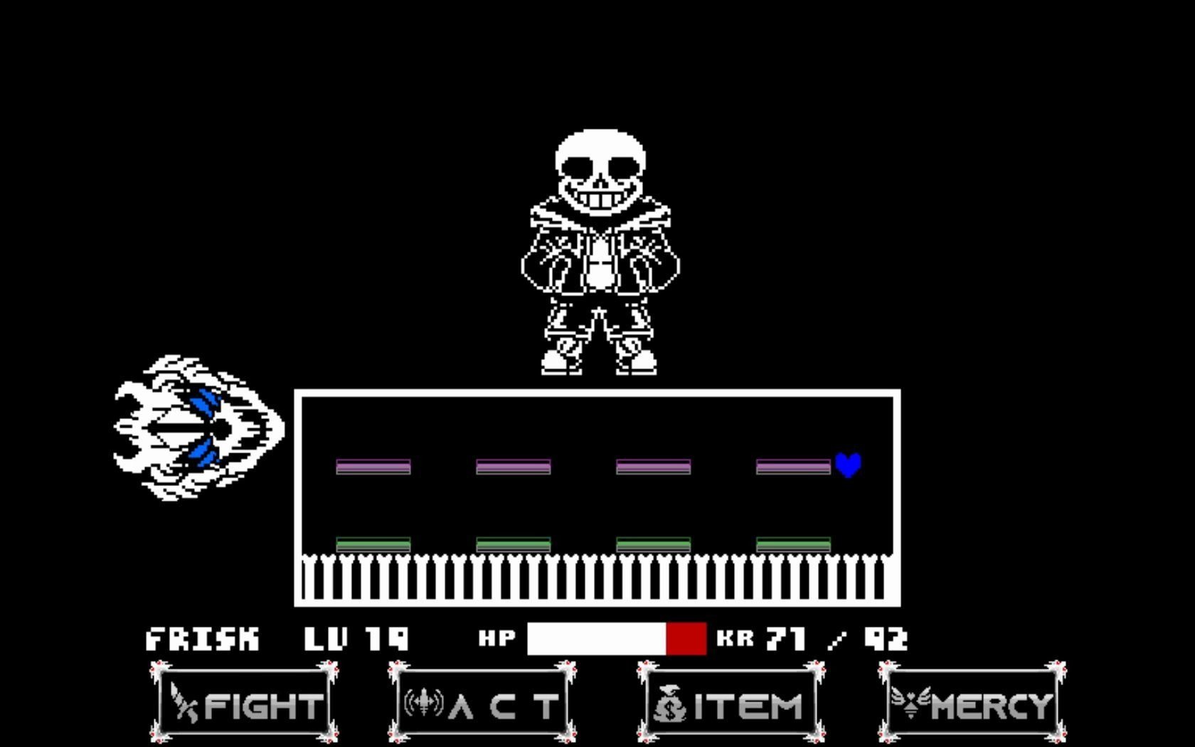 【非动画】ULTIMATALE Sans Fight第一阶段_哔哩哔哩_bilibili