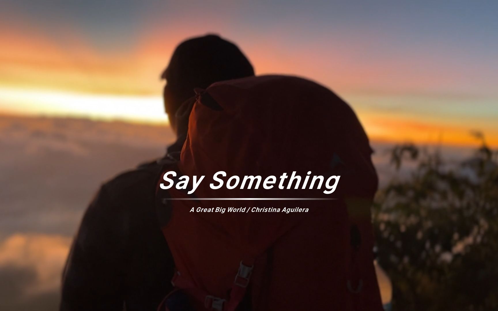 第一句就破防了《Say Something》听的好有感触-聆听最好的世界-聆听最好的世界-哔哩哔哩视频