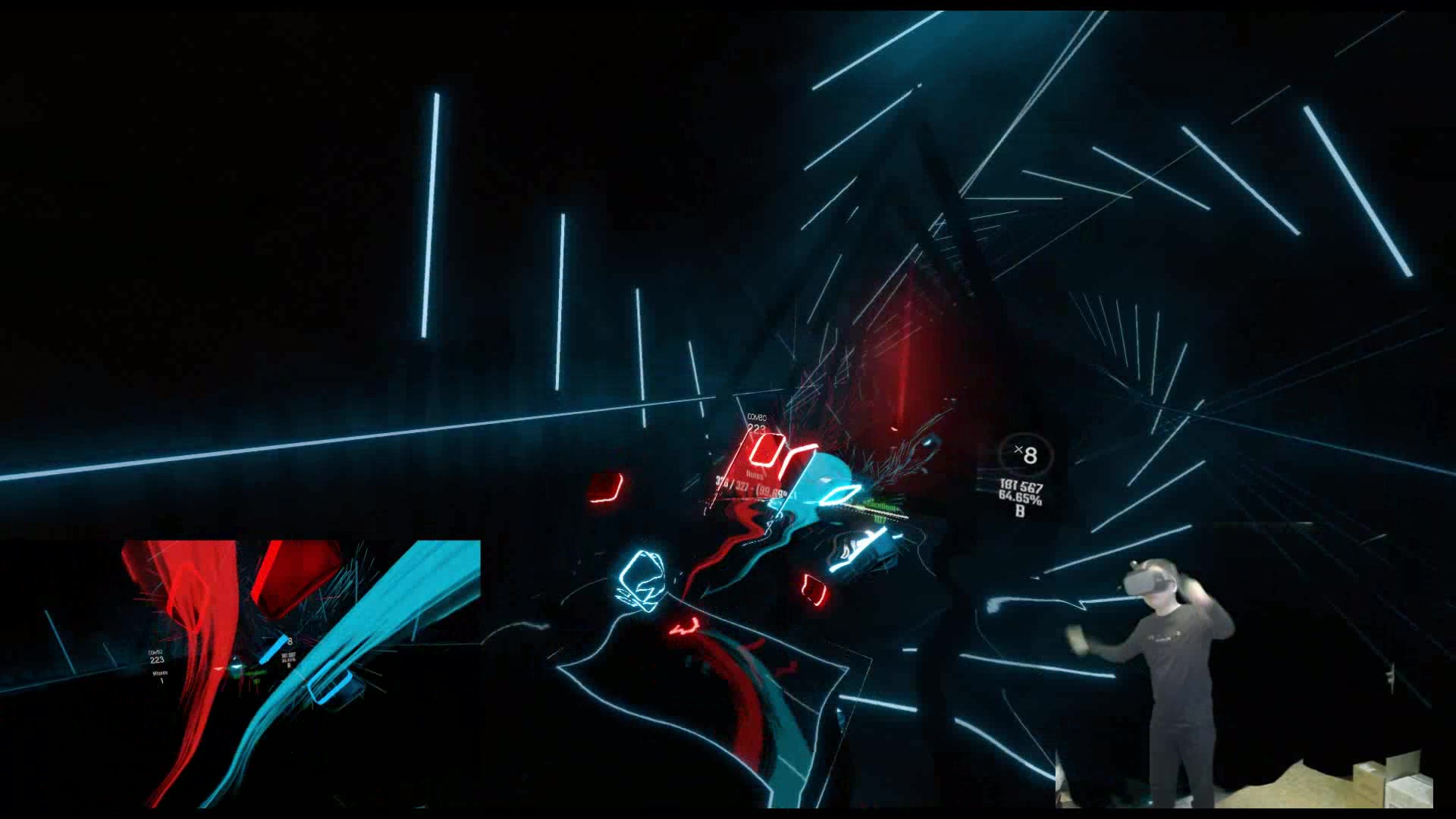 【Beat Saber】Pico 4K VR一体机玩节奏光剑自制谱_哔哩哔哩_bilibili