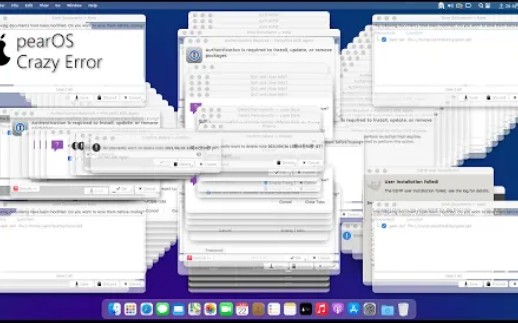 pearOS ThiccSur Crazy Error(3分钟)_哔哩哔哩_bilibili