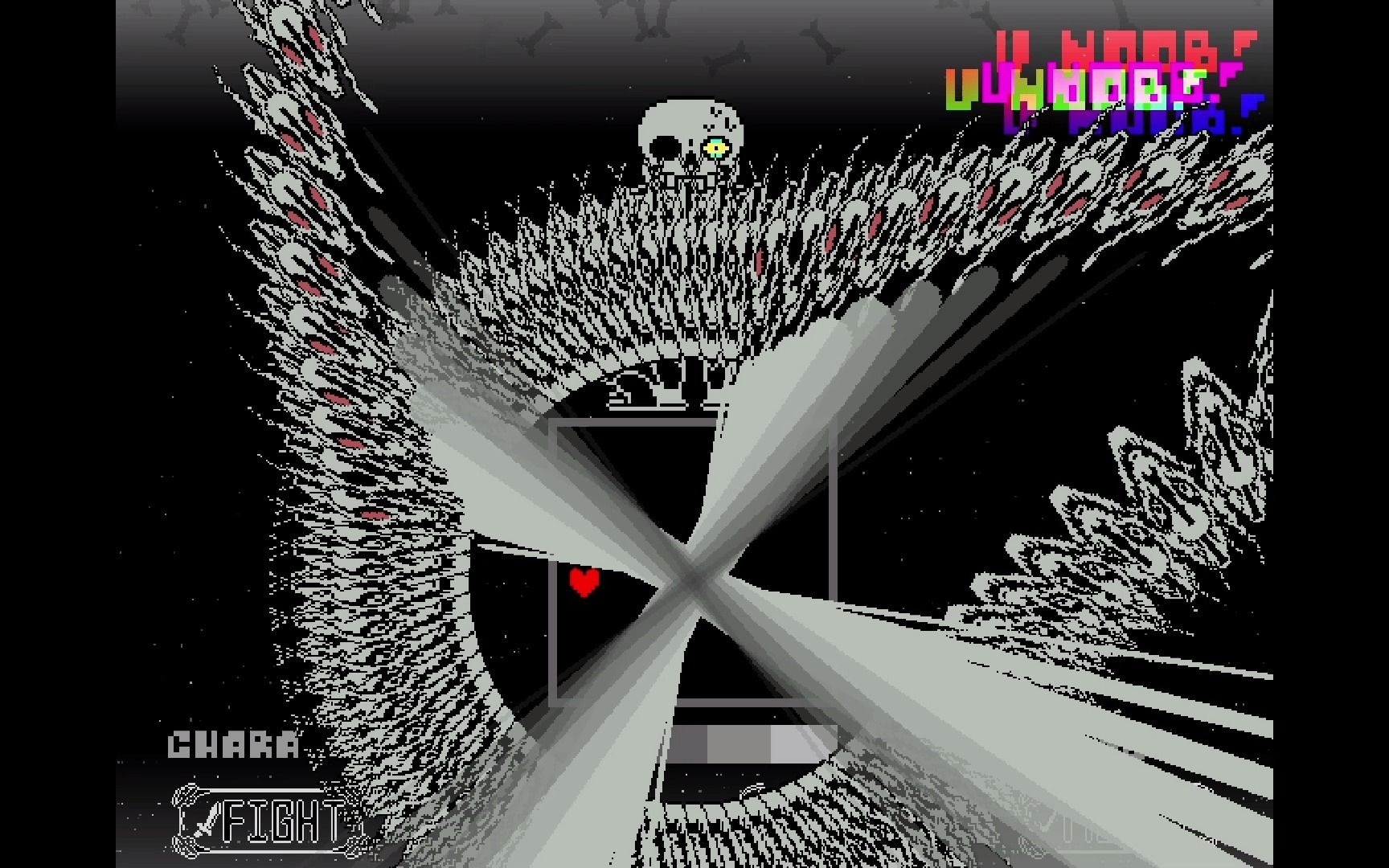 Oversave-tale Sans Remade by panthervention Last attack