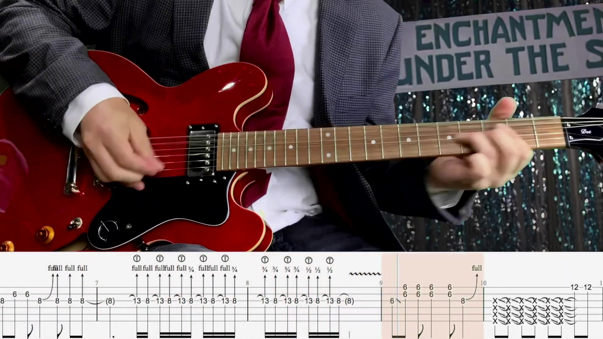 Johnny B. Goode Chuck Berry Cover | Guitar Tab | Lesson | Tutorial_哔哩哔哩 ...
