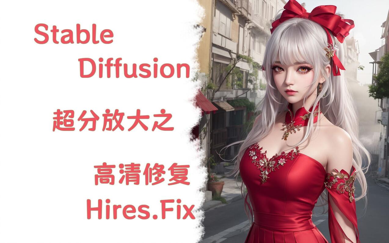 【AI绘画】Stable Diffusion超分放大：高清修复（Hires.Fix)篇 - 哔哩哔哩