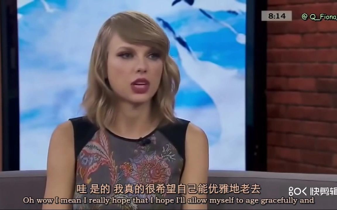 跟着名人访谈学英语口语—Taylor Swift访谈_哔哩哔哩_bilibili