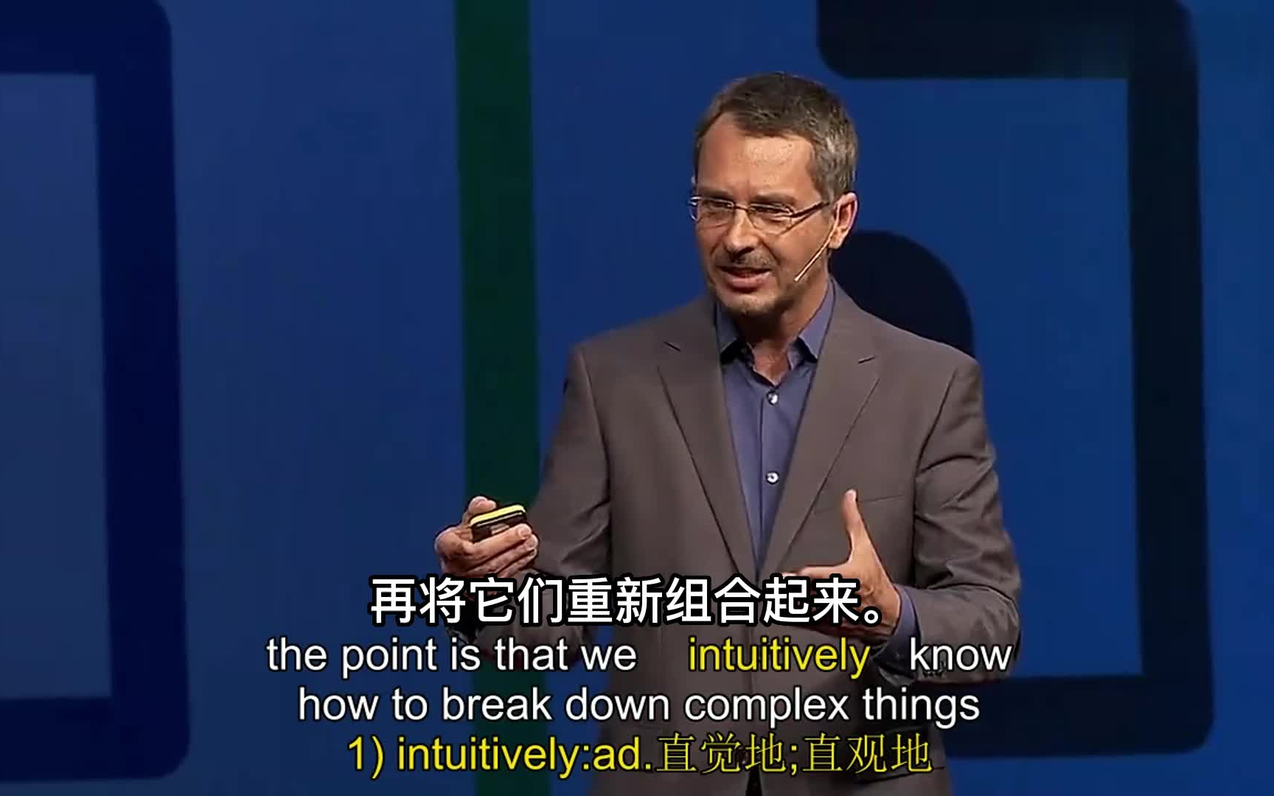 Ted演讲 高层次的人,善于把复杂问题 简单化” 遇到棘手问题 哔哩哔哩